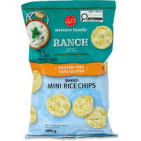 Western Family - Mini Rice Chips, Ranch - Save-On-Foods