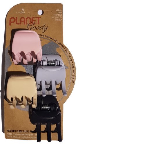 Goody - Planet Medium Heritage Claw Clip - Bright Colors - PriceSmart Foods