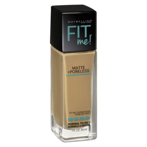 Maybelline - Fit Me! Matte + Poreless Foundation - Natural Buff - Save ...