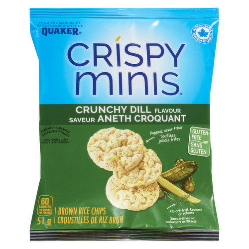 QUAKER - Crucnhy Dill Brown Rice Chips - Save-On-Foods