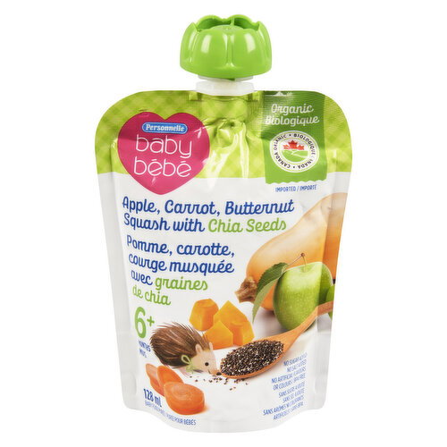 Personnelle - Baby Organic 6M+ APP/CHIA/Strained - PriceSmart Foods