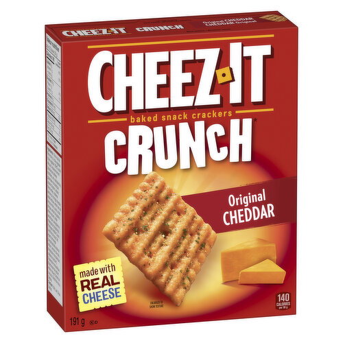 Cheez-It - Crunch Original Cheddar Snack Crackers - Save-On-Foods