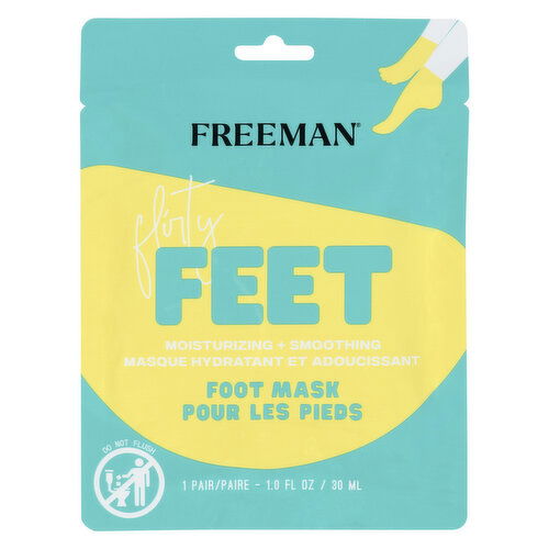 Freeman - Flirty Feet Moisturizing + Smoothing Foot Mask - Save-On-Foods