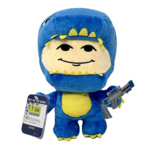DevSeries - Plush Arsenal Reloaded Blue Rex 8in - Save-On-Foods