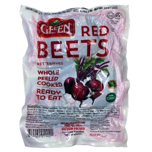 Gefen - Red Beets Whole Peeled Cooked - Save-On-Foods