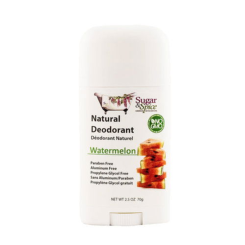 Sugar & Spice - Natural Deodorant - Watermelon - Save-On-Foods