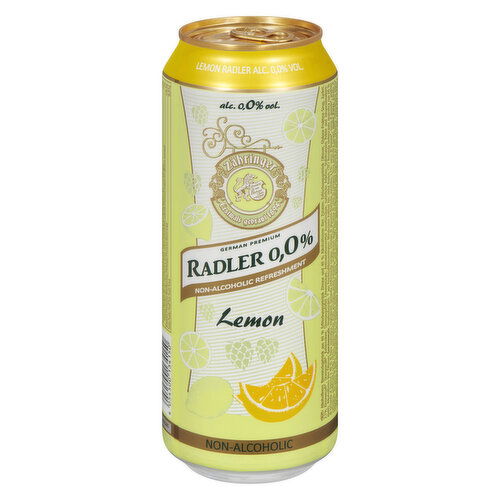 Zahringer - Non-Alcoholic Lemon Radler Beer - Save-On-Foods