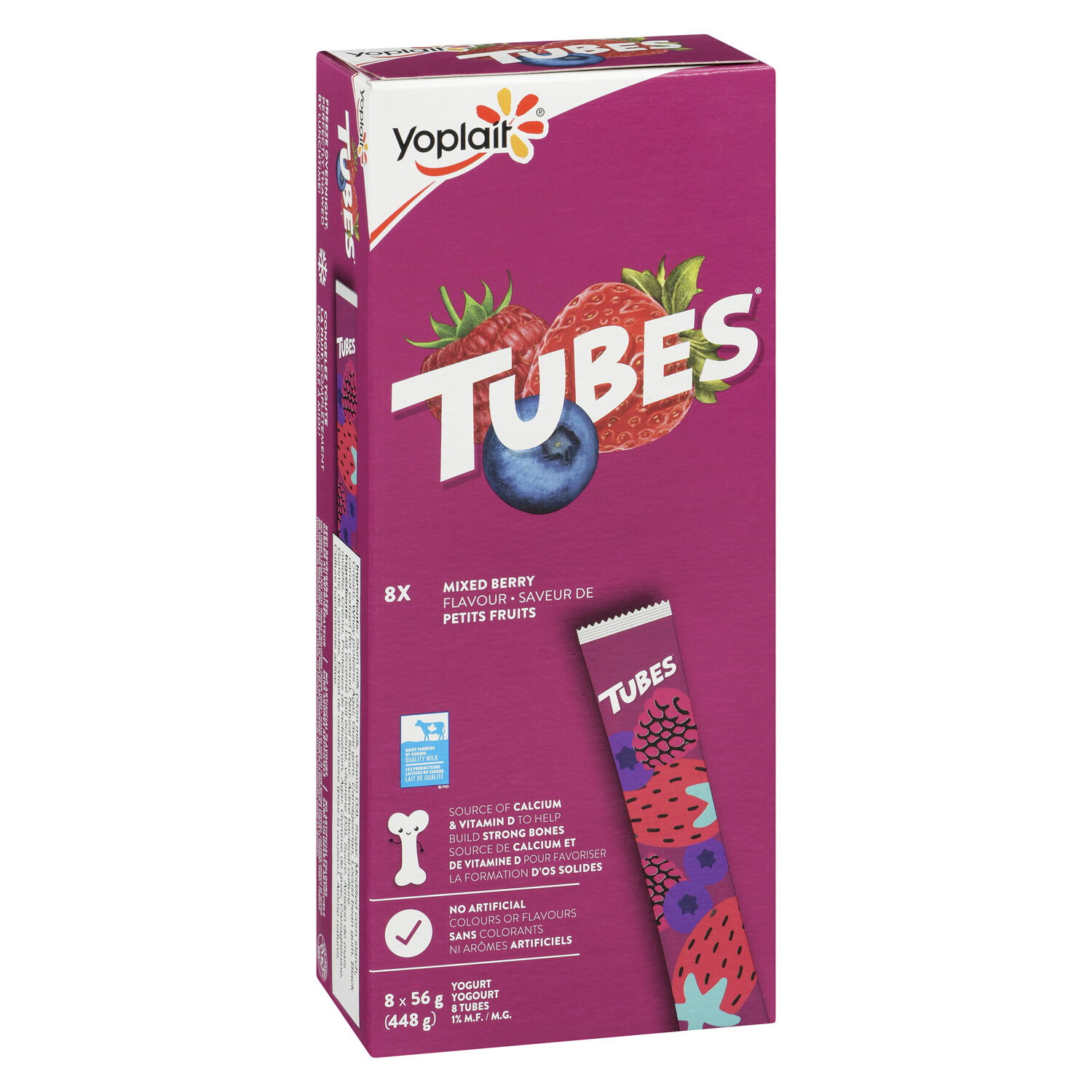 Yogurt Tube Chobani Gimmies Cherry Set Go Yogurt Tubes (1.5 Oz)