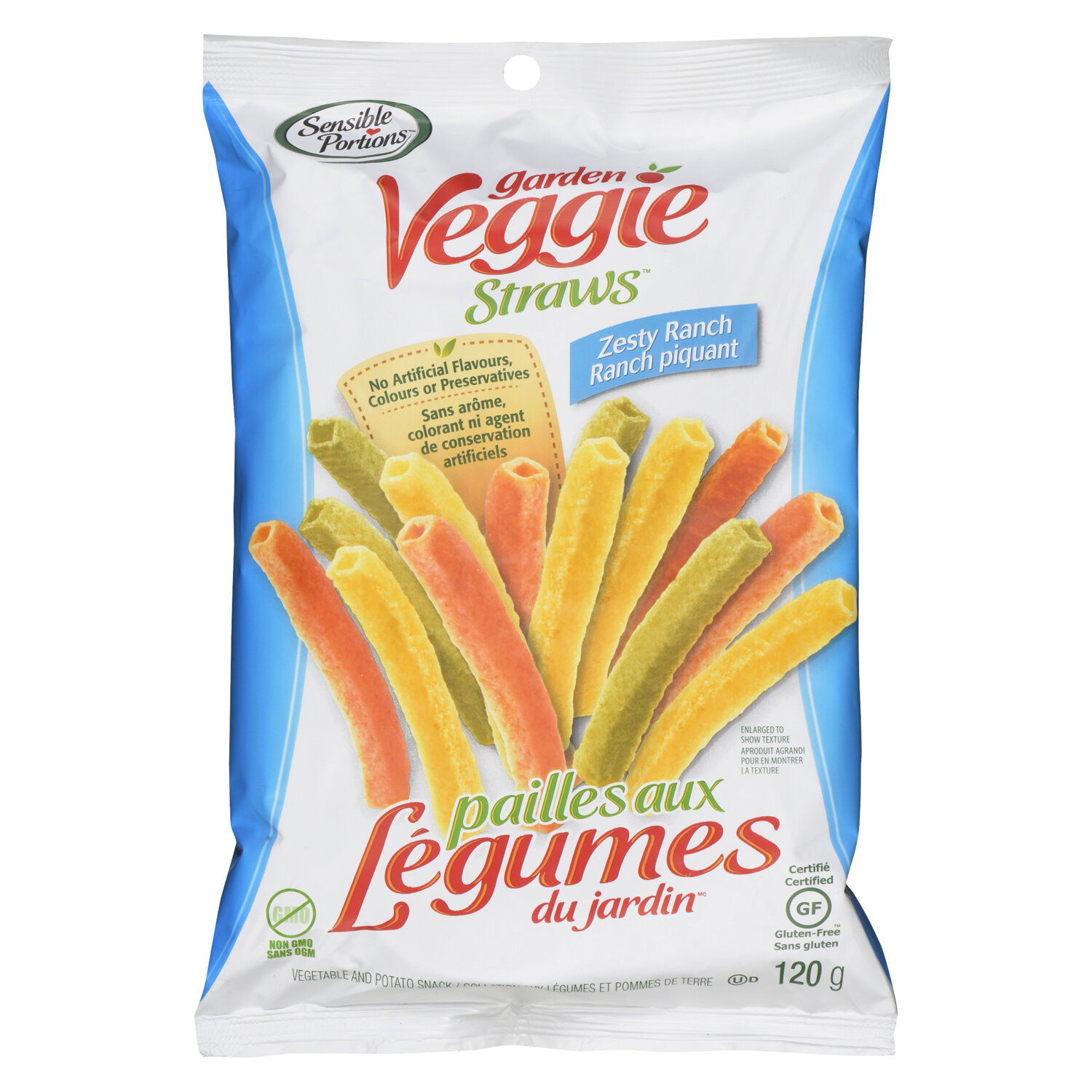 Garden Veggie Chips Ranch Sensible Portions Garden Veggie Straws Zesty